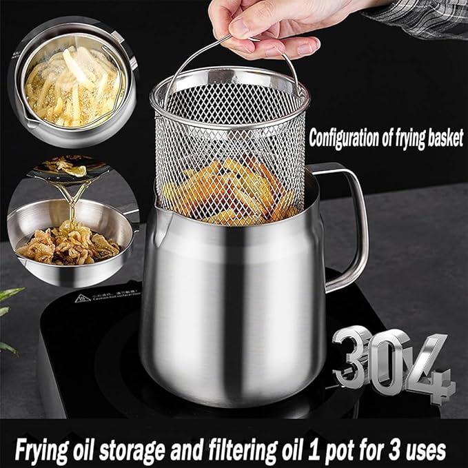 Stainless Oil Pot Strainer – Galaxy Nova Shop